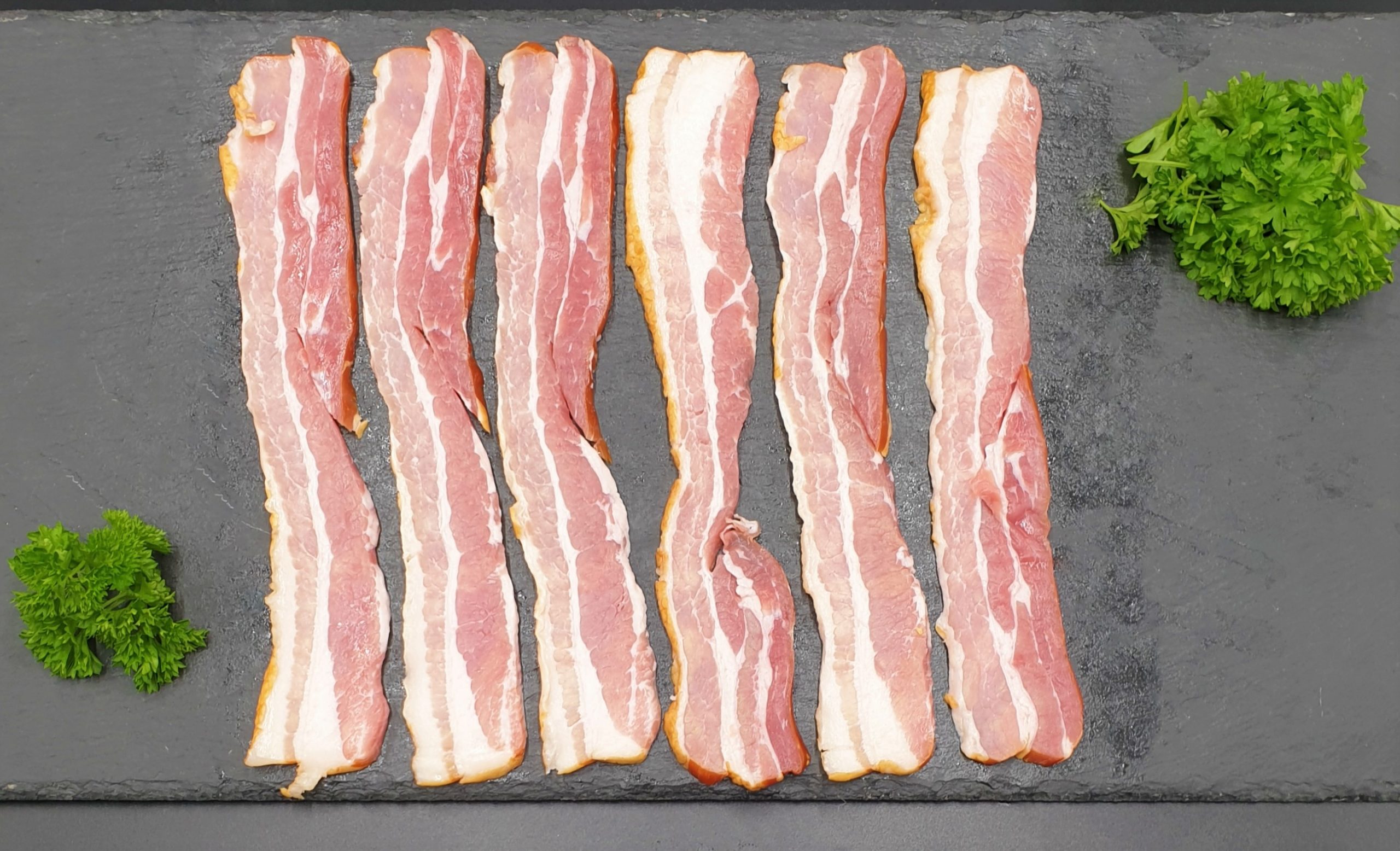 Dry Cured Smoked Streaky Bacon - Farm Butchers Dry Cured Smoked Streaky Bacon - Farm Butchers