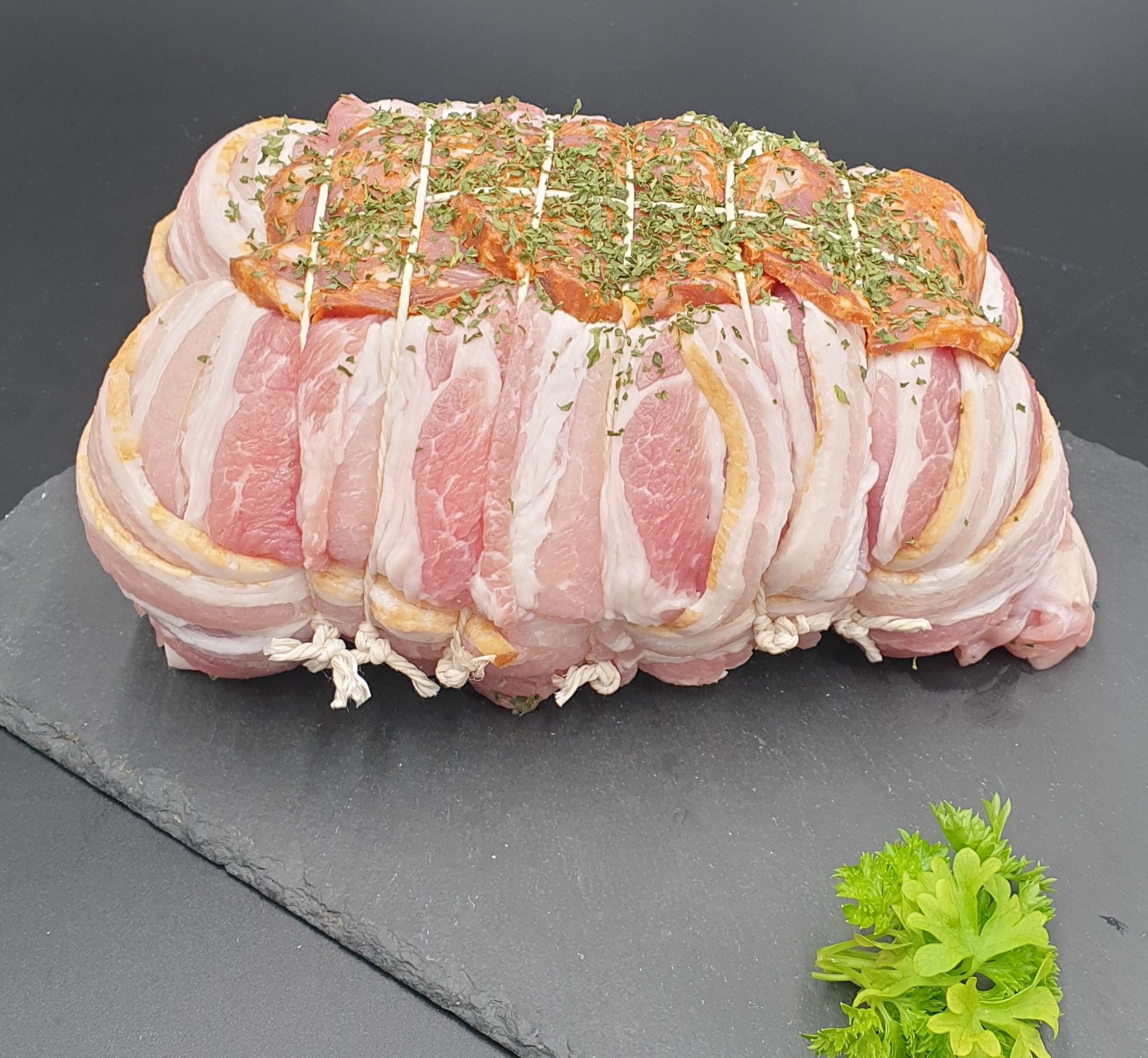 Large Chicken Parcel with mozzarella & chorizo - Farm Butchers